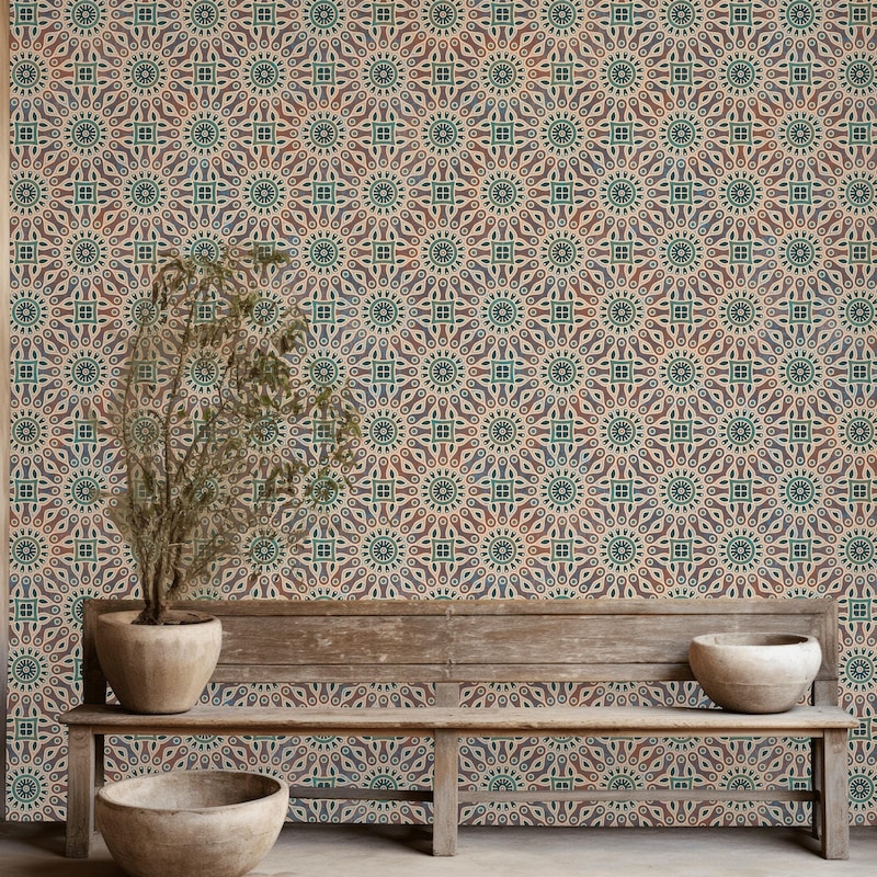 Tile Wallpaper - Etsy