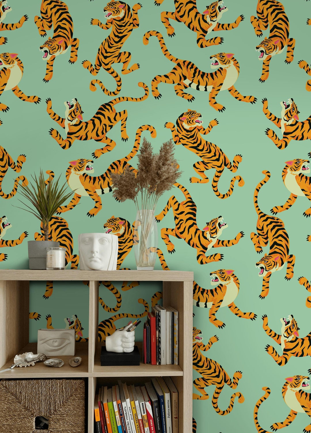 Tiger Peel And Stick Wallpaper