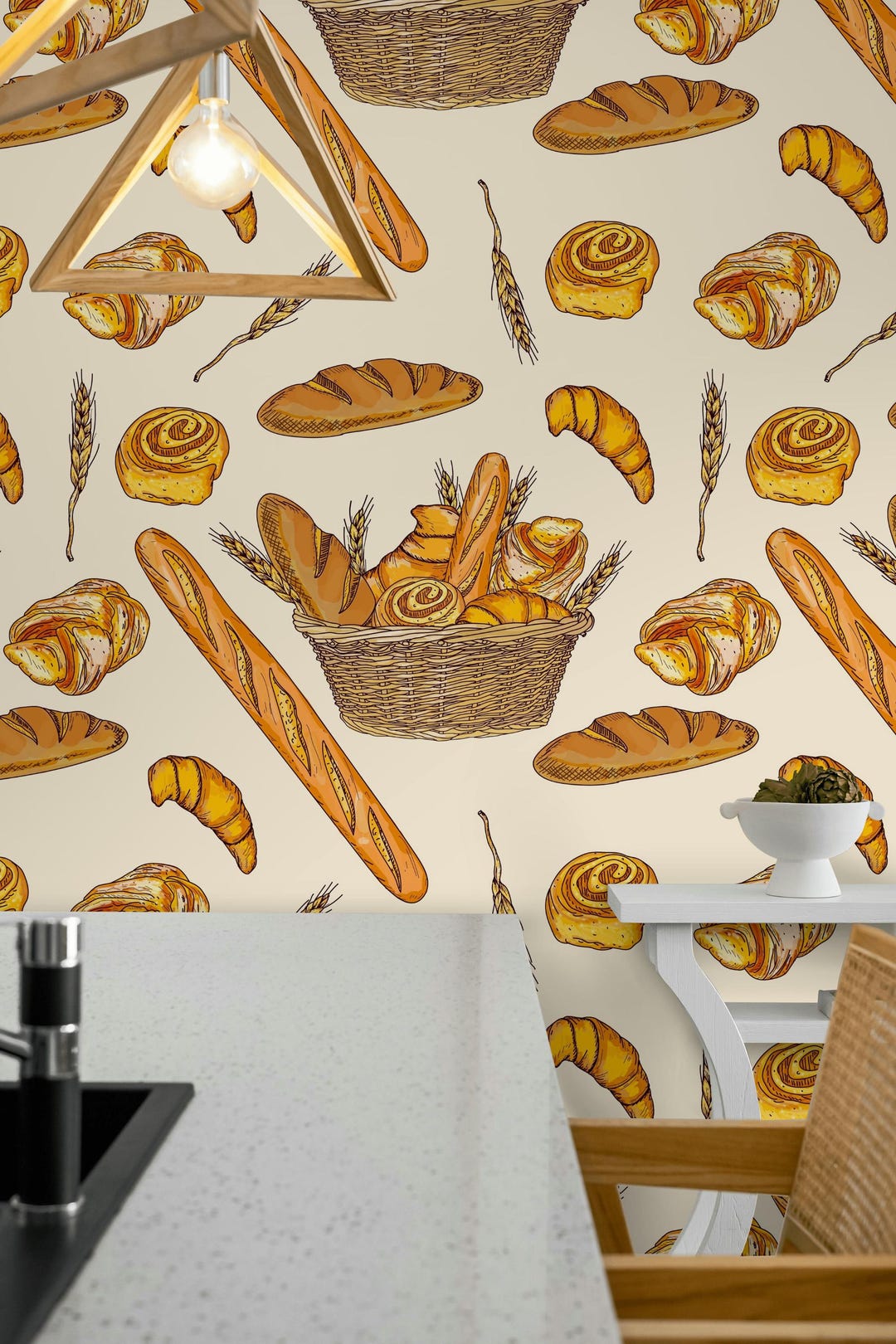 Bakery Peel and Stick Wallpaper Pattern Removable - Etsy