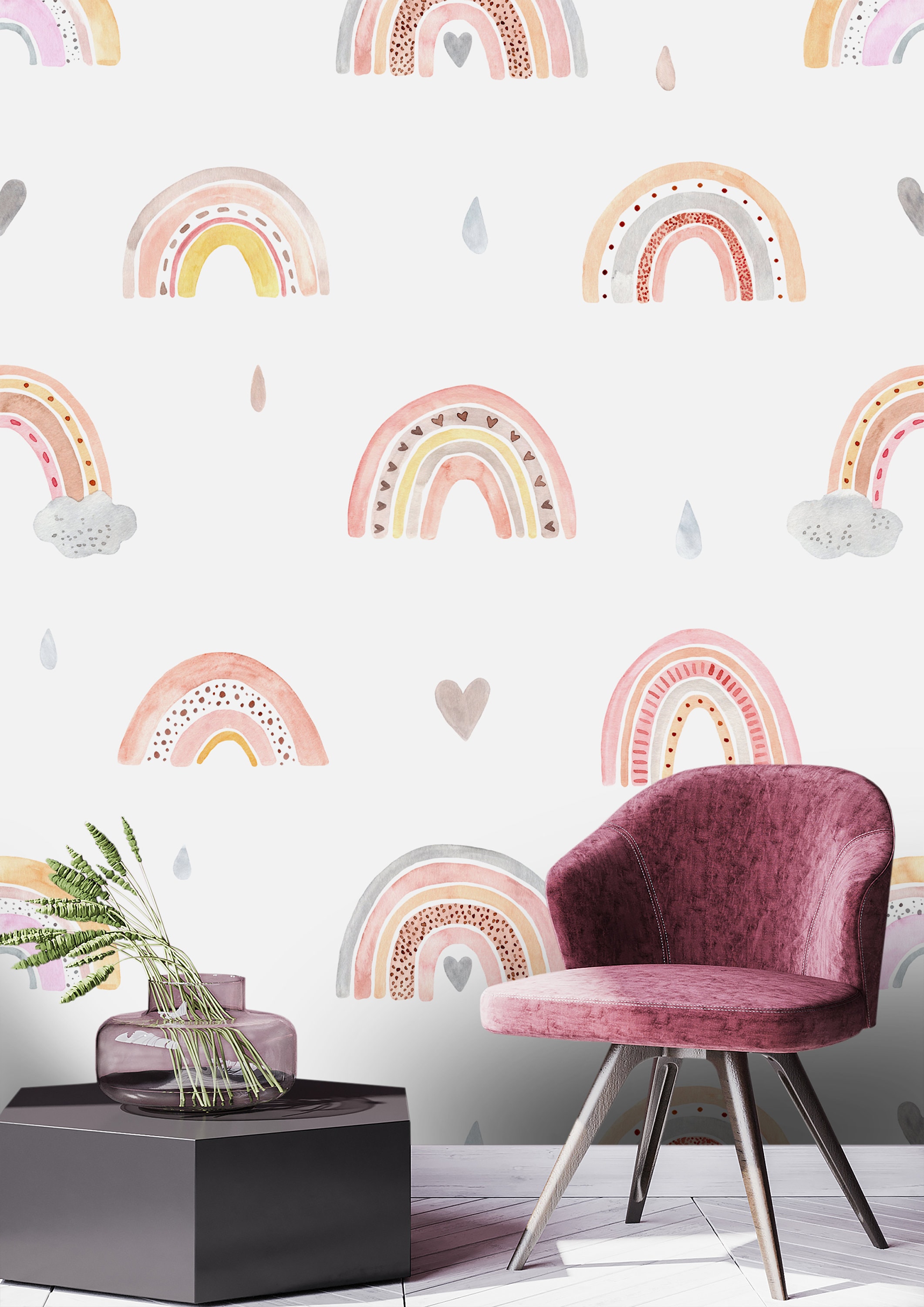 Nursery Peel And Stick Wallpaper