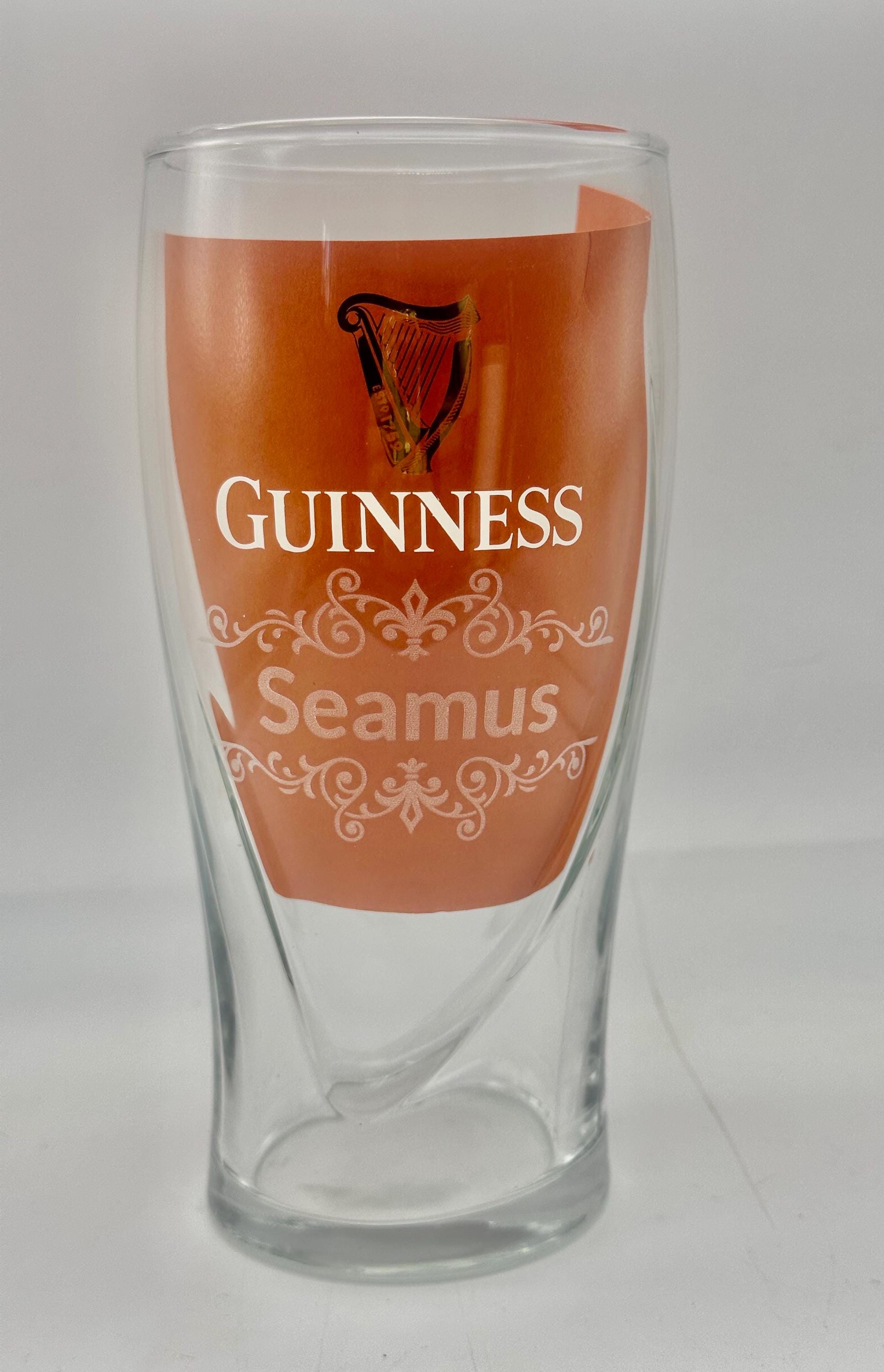 Personalized Engraved Guinness Pint Glass Engraved Beer Gift Christmas ...