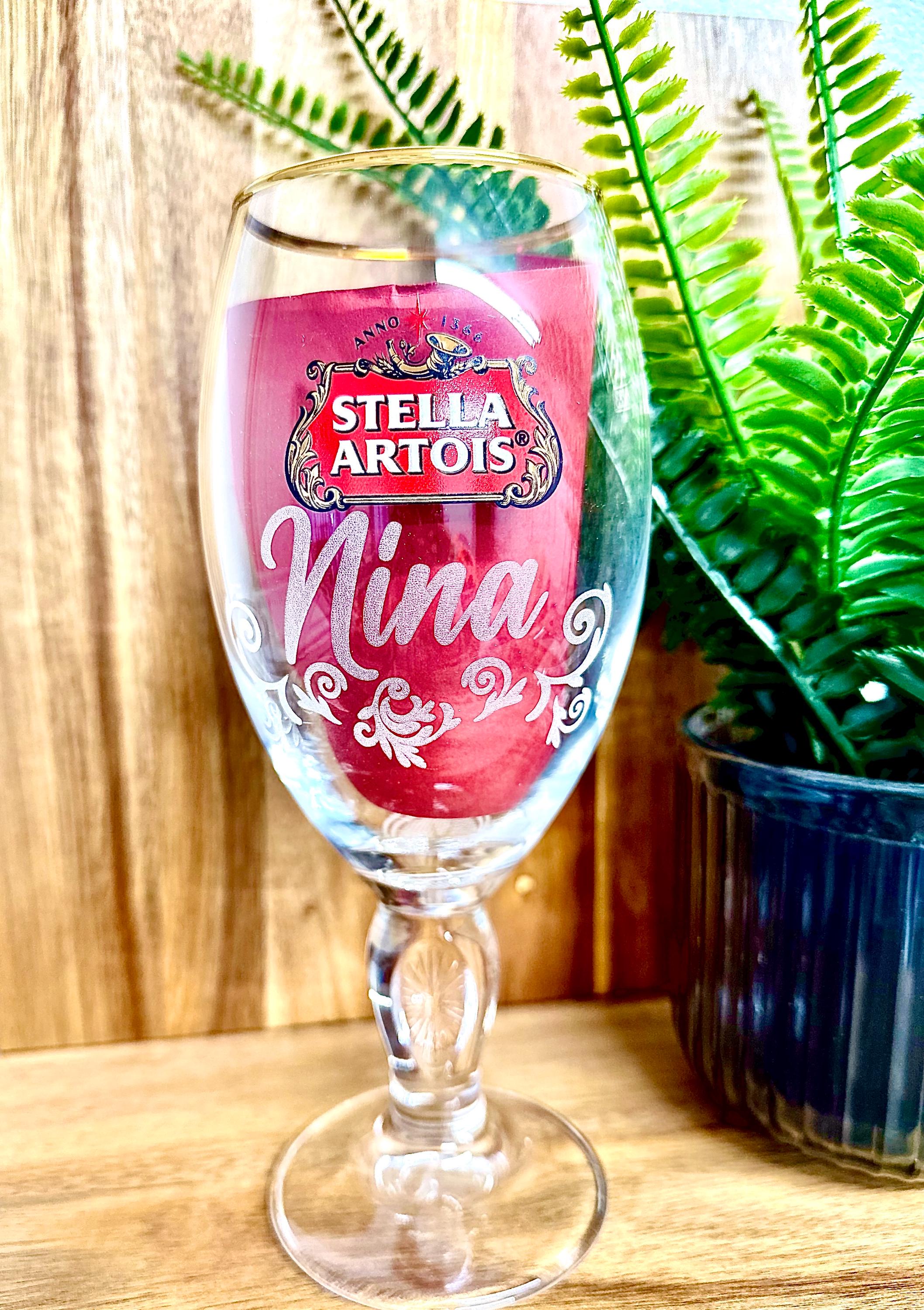 Personalized Stella Artois Chalice: Engraved Beer Gift Christmas Gift ...