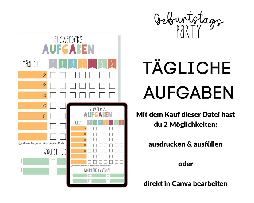 Task Planner for Children Organization for Children Structure for ...