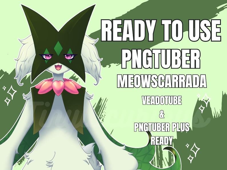 Pokemon Pngtuber - Meowscarada - Etsy