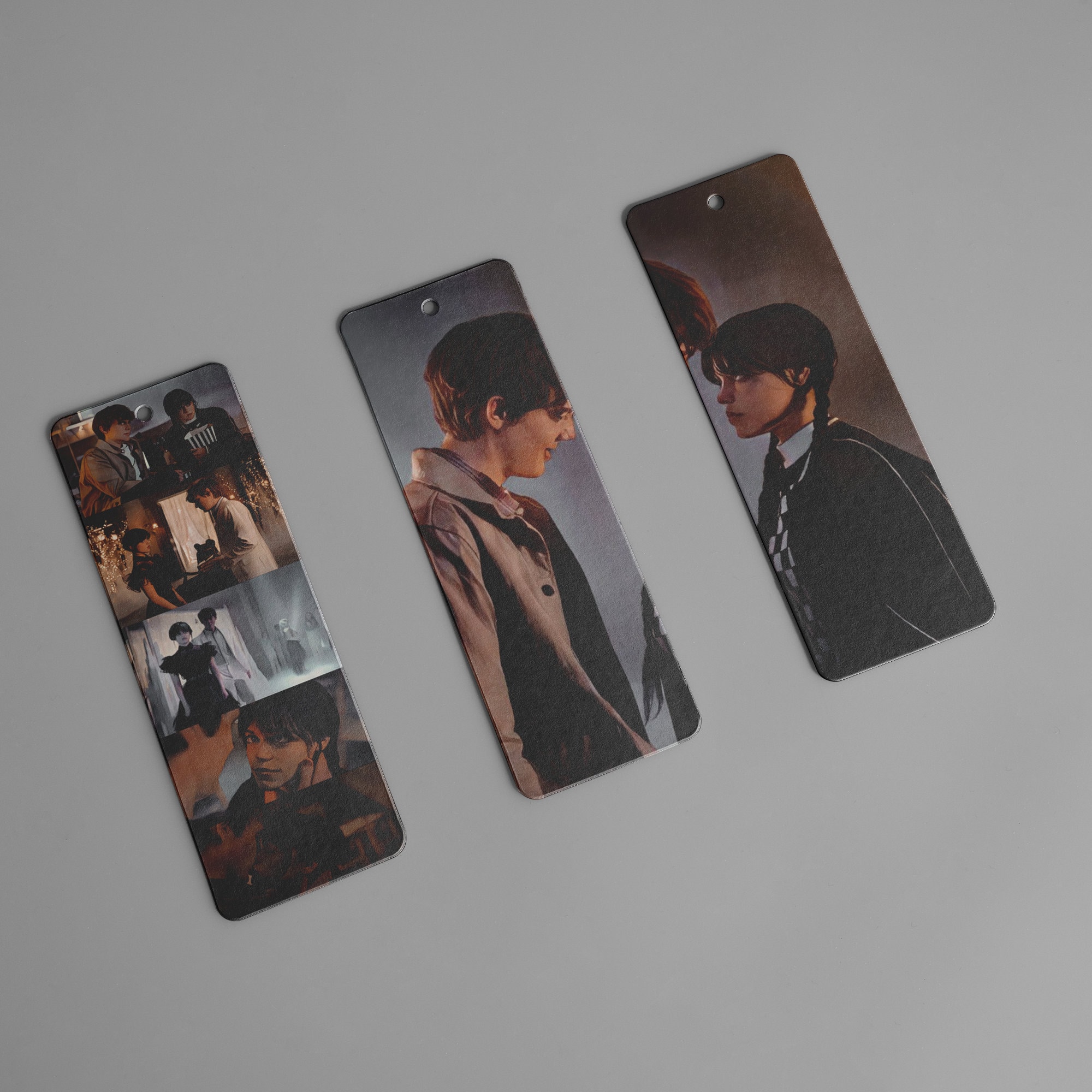 Set of Six Wednesday Addams Bookmarks, Goth Bookmarks, 6 Printable ...