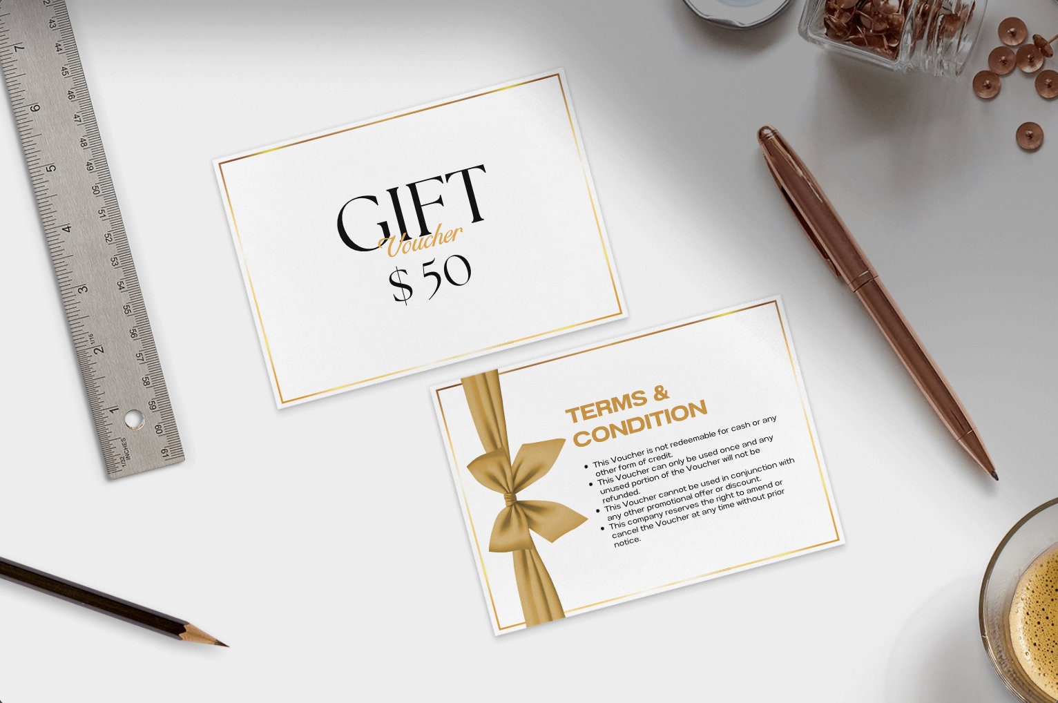 Editable Gift Voucher Template, Canva Template, PDF File - Etsy