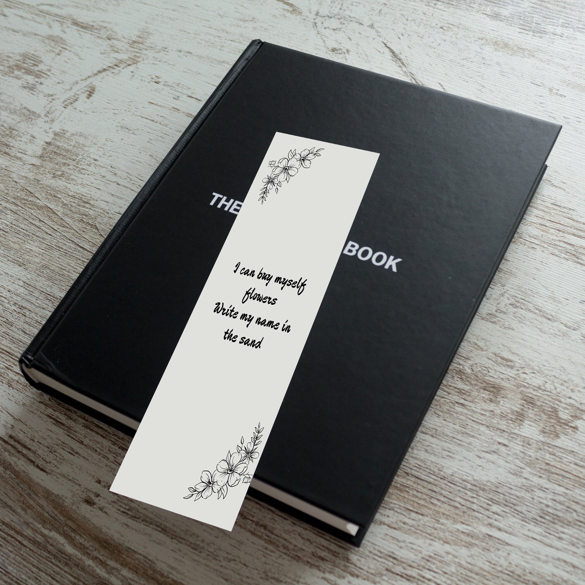 Miley Cyrus Flowers Lyric Printable Bookmarks, Set of 3 Bookmarks ...