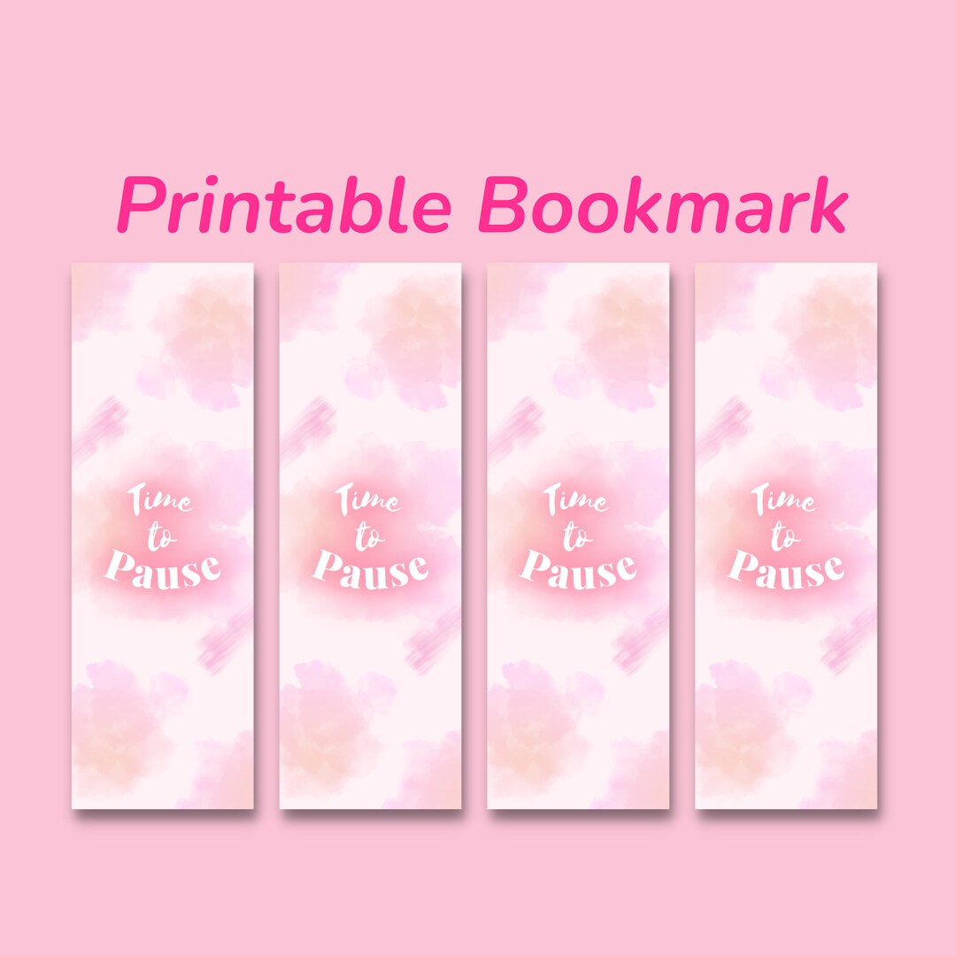 Cute Printable Bookmarks, Digital Bookmark, Instant Download - Etsy