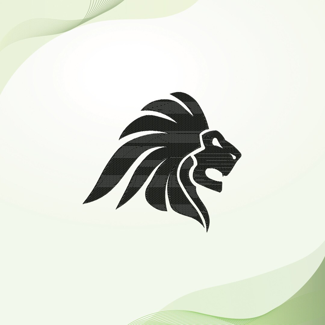 Digital Lion Face Embroidery Design INSTANT DOWNLOAD - Etsy