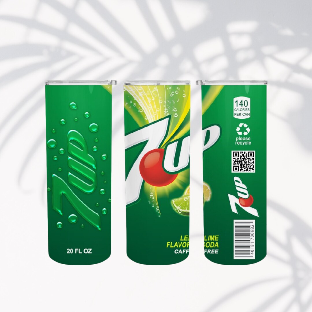 Tumbler Wrap, 7-up Design, 20oz Skinny Tumbler Wrap - Etsy