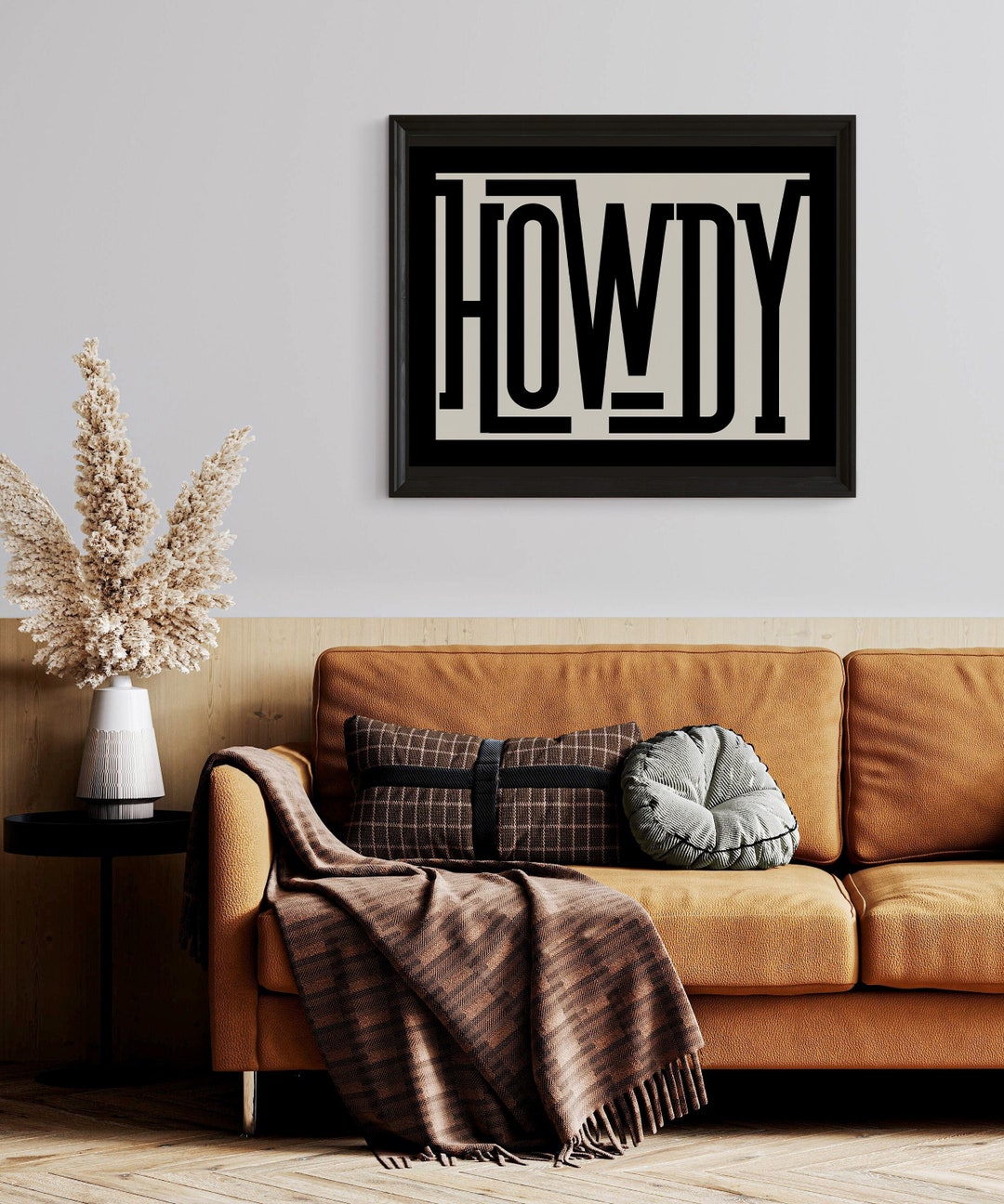 Howdy Typography Art Print, Howdy Print, Western Decor, Southwestern ...