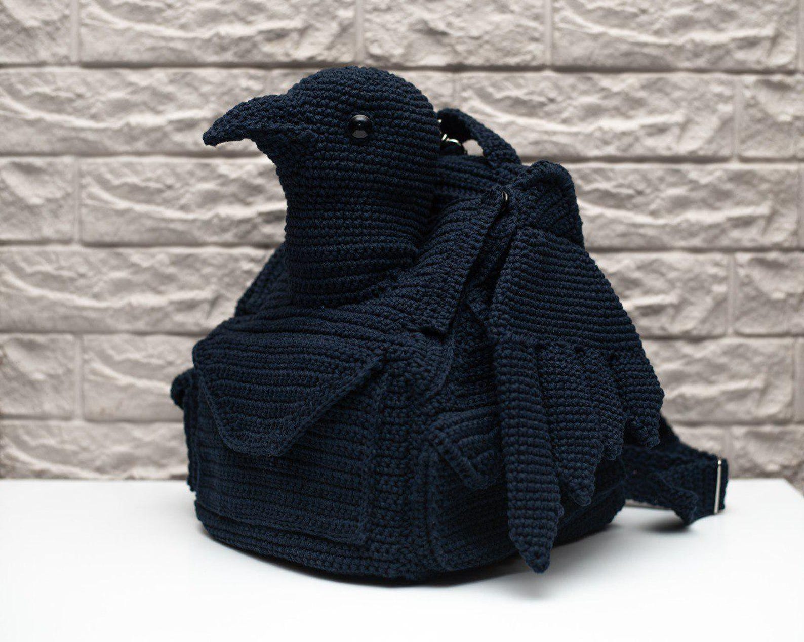 PDF Pattern Gothic Crow Backpack - Etsy