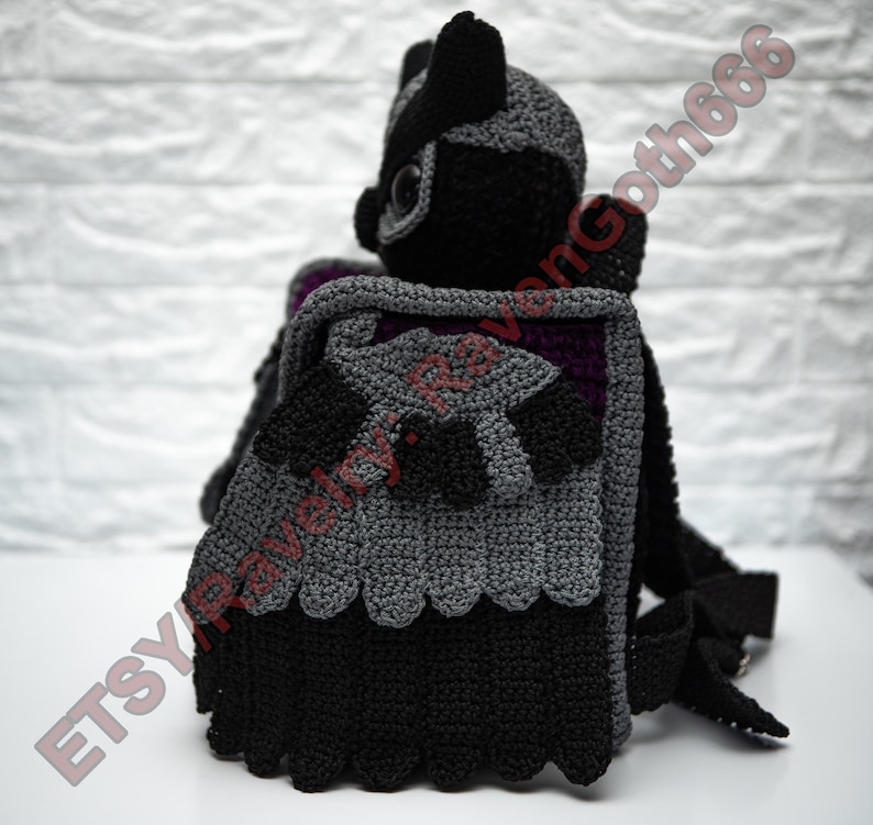 PDF Pattern Goth Owl Backpack - Etsy