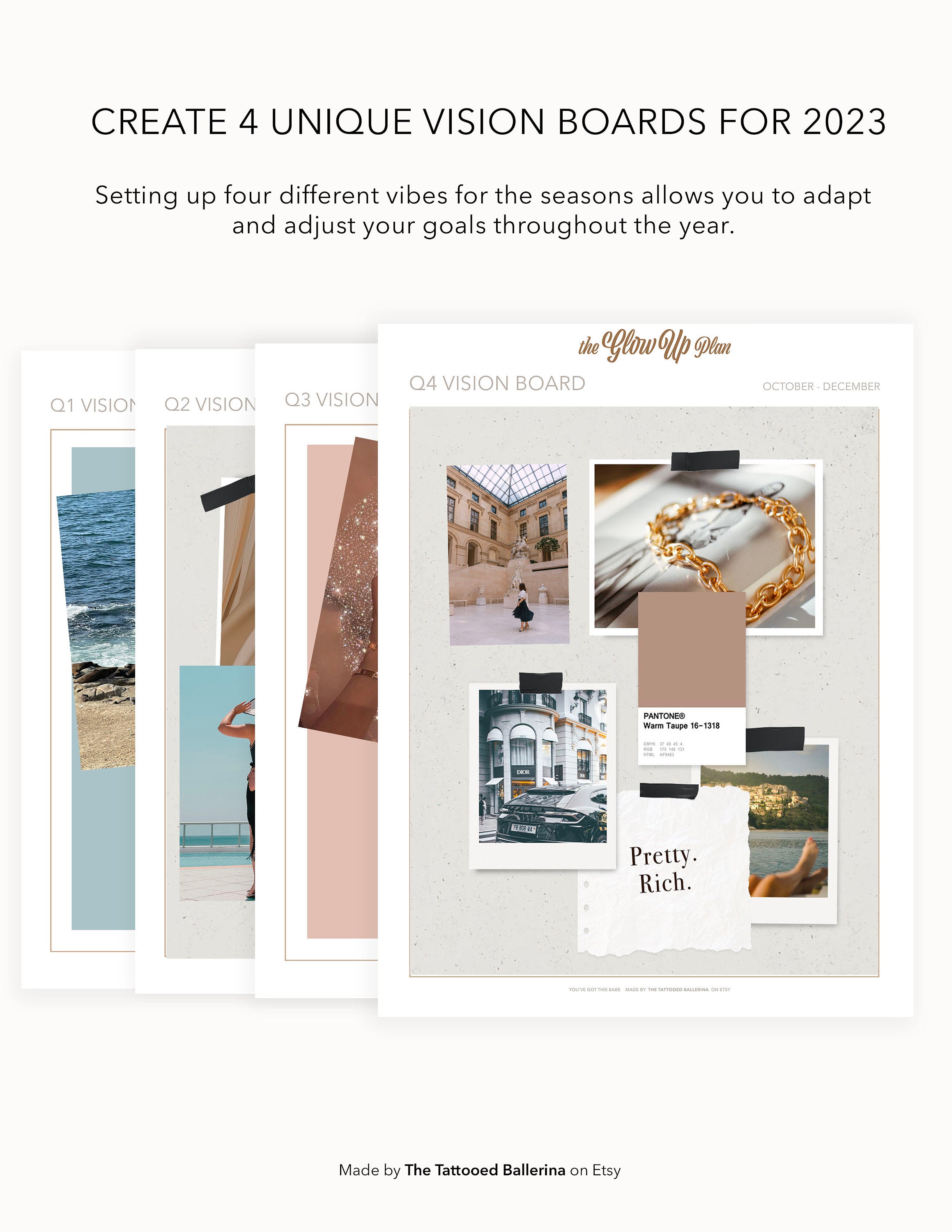 The Ultimate Step-by-step 2023 Glow up Planner to Make Transformative ...