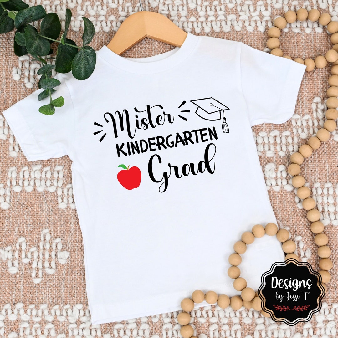 Kindergarten Graduation SVG, Mister Kindergarten, Miss Kindergarten ...