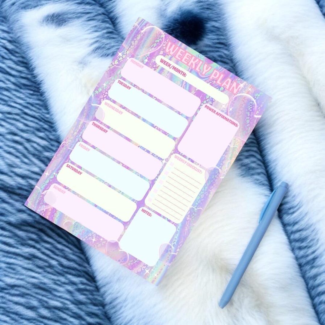 Rich Girl Weekly Planner Digital Download | Aesthetic Y2K Printable PDF ...