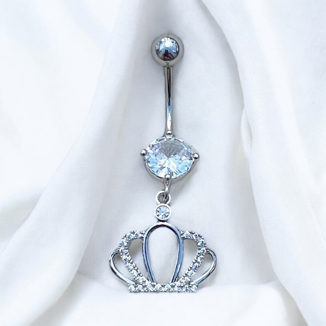 Y2k 2000s Silver Bratz Inspired Silver Diamond Rhinestone Dangling ...
