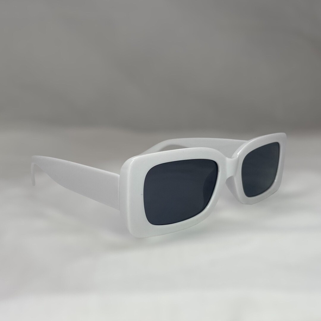 Y2k 00s Bratz Playboy Inspired Rave Classic Chunky Thick Frame White ...
