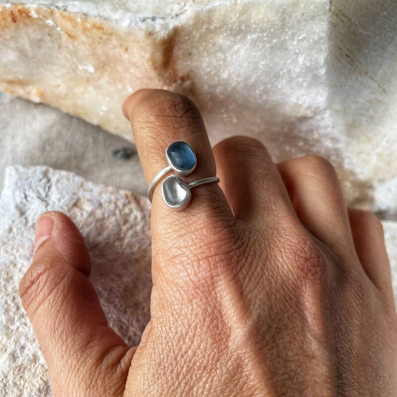 Sea Glass Ring - Etsy