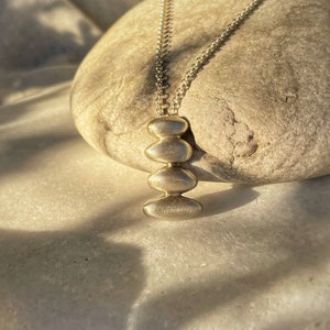 Contemporary Stone Necklace - Etsy