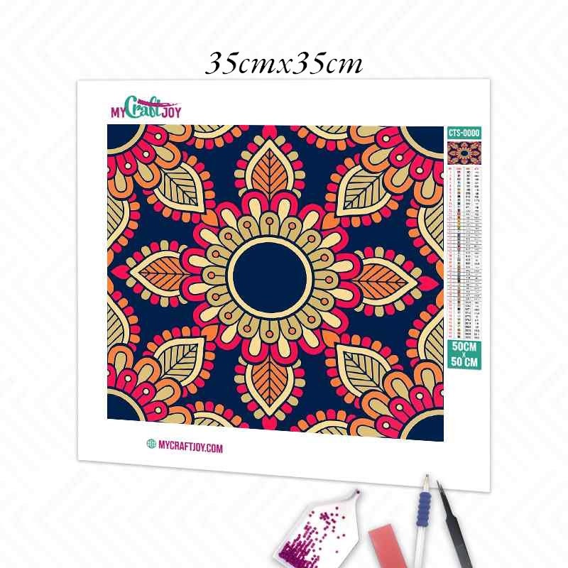 Mystical Mandala & Visionary Trippy 5D Diamond Painting 40cmx 30cms ...