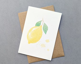 Personalised Lemon Birthday Card You're the Zest Birthday - Etsy UK