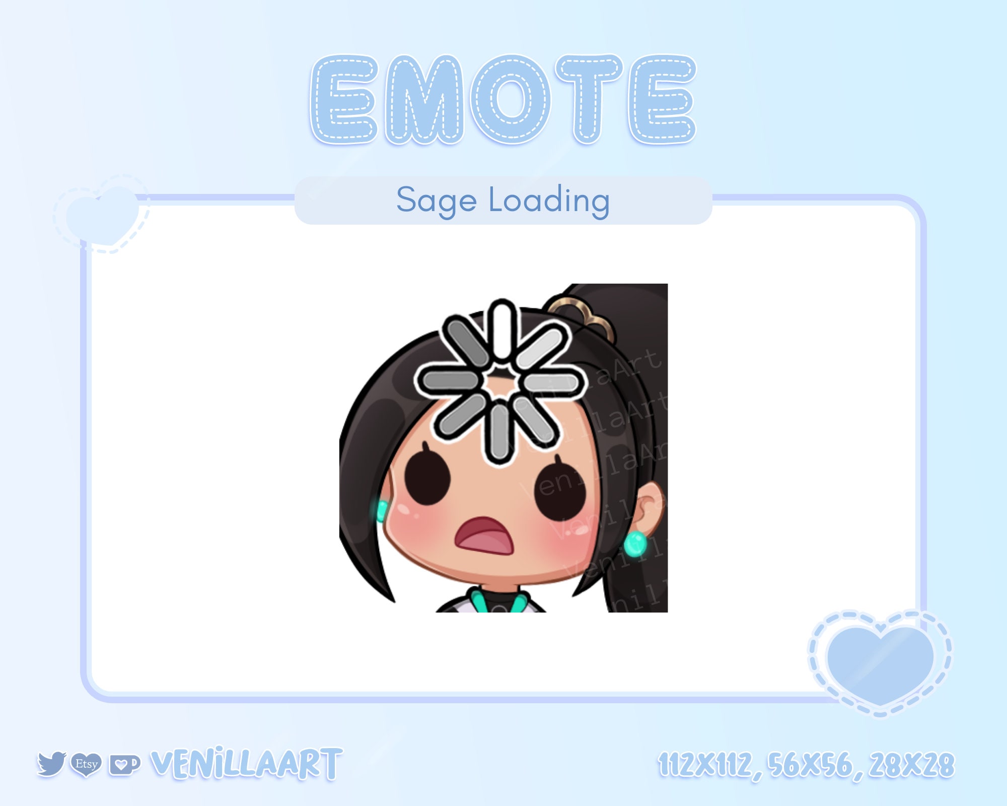 Valorant Sage Emote for Twitch Streamers/discord/youtube - Ready to Use ...