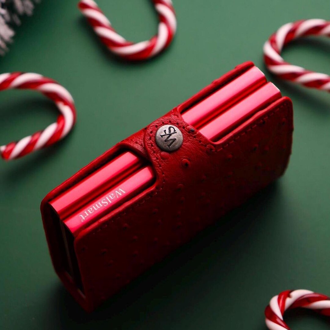 Walsmart Twin Ostrich Smart Mechanism Wallet Genuine Leather, RFID ...