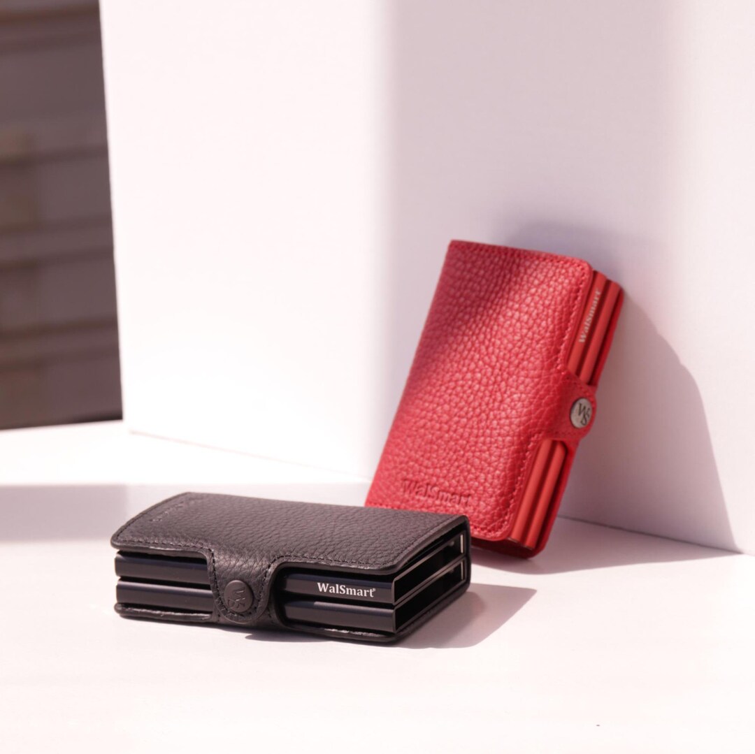 Walsmart Twin Floater Smart Mechanism Wallet Genuine Leather, RFID ...