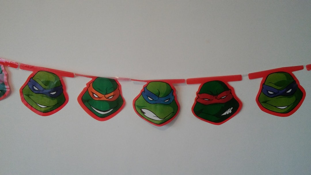 Ninja Turtles Flag Banner - Etsy