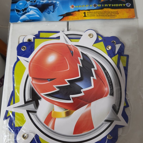 Power Rangers Banner - Etsy