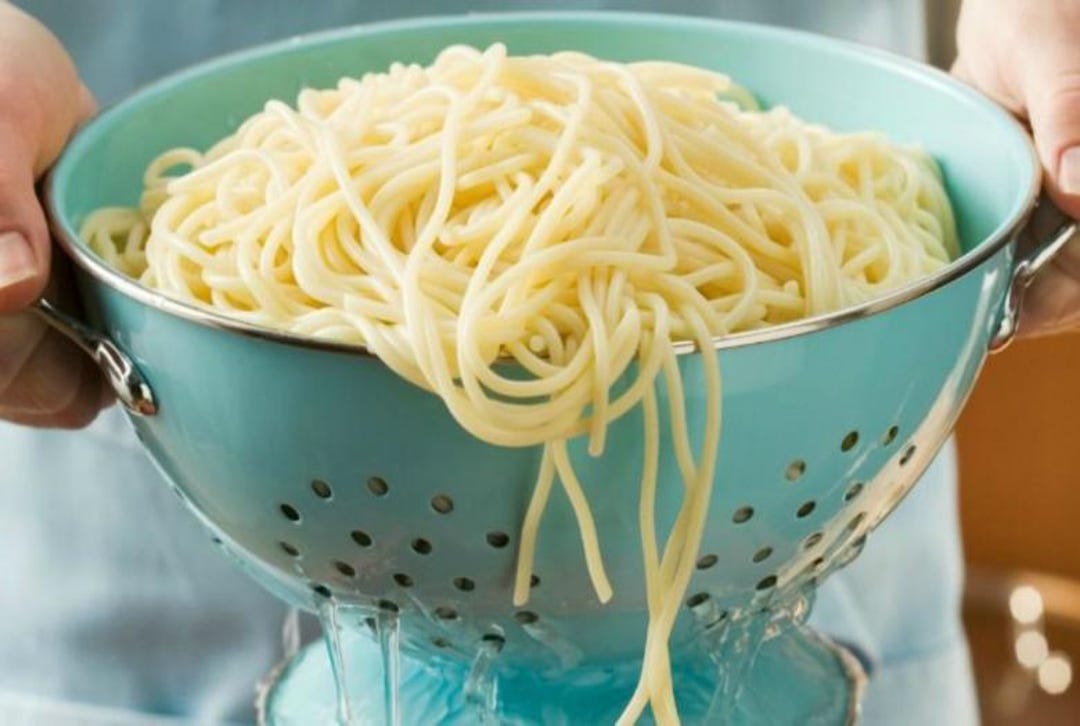 Vintage White Enamel Sieve With Blue Accent, Retro Hungarian ...