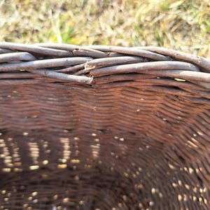 Vintage Storage Wicker Basket for Home Decor, Eco-friendly Woven Basket ...