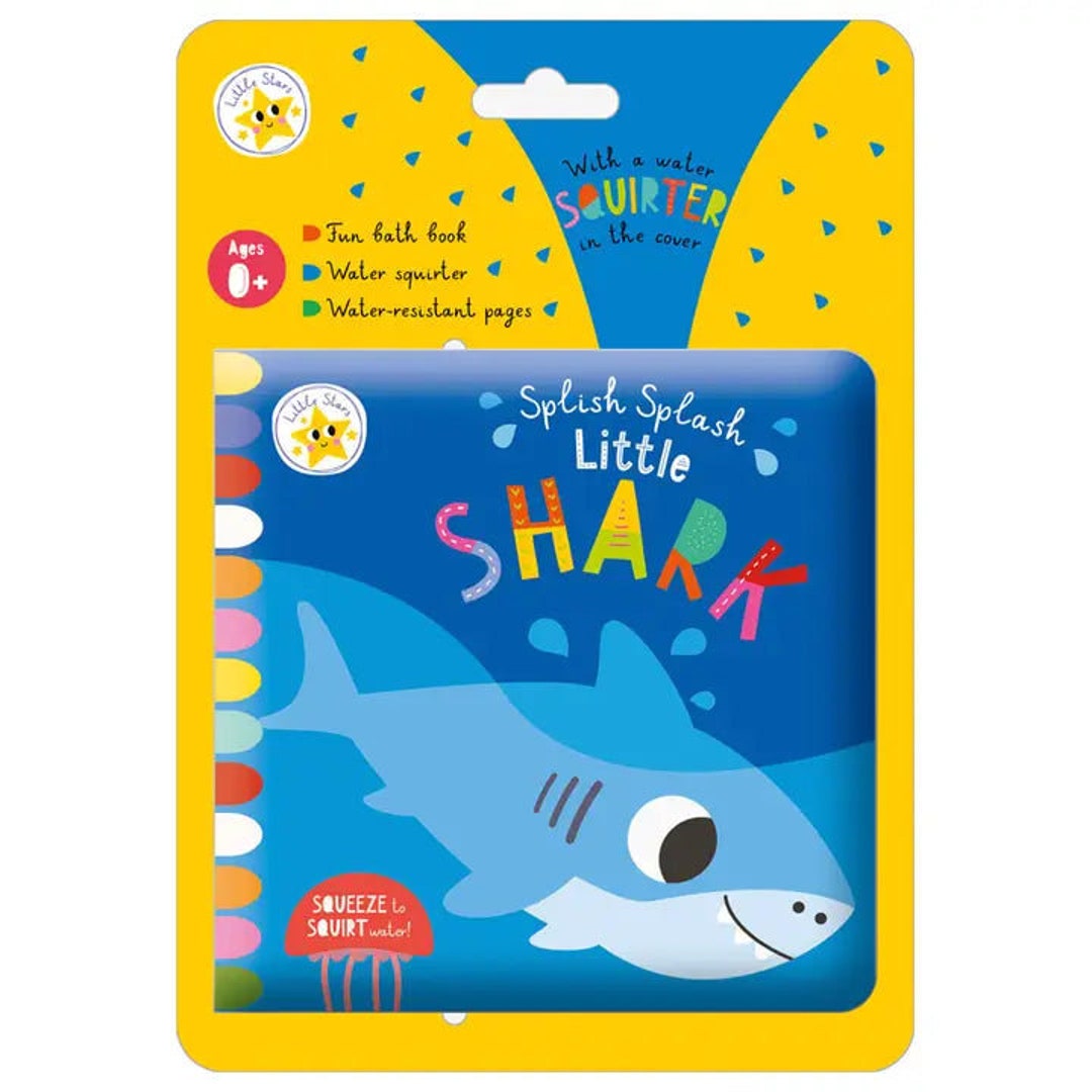 Little Stars Splish Splash Little Shark Bath Book - Etsy