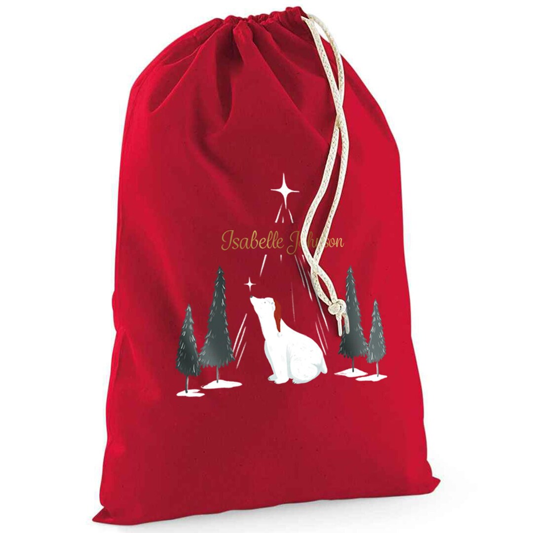 Personalised Santa Sack, Christmas Sack, Child's Christmas Gift Sack ...