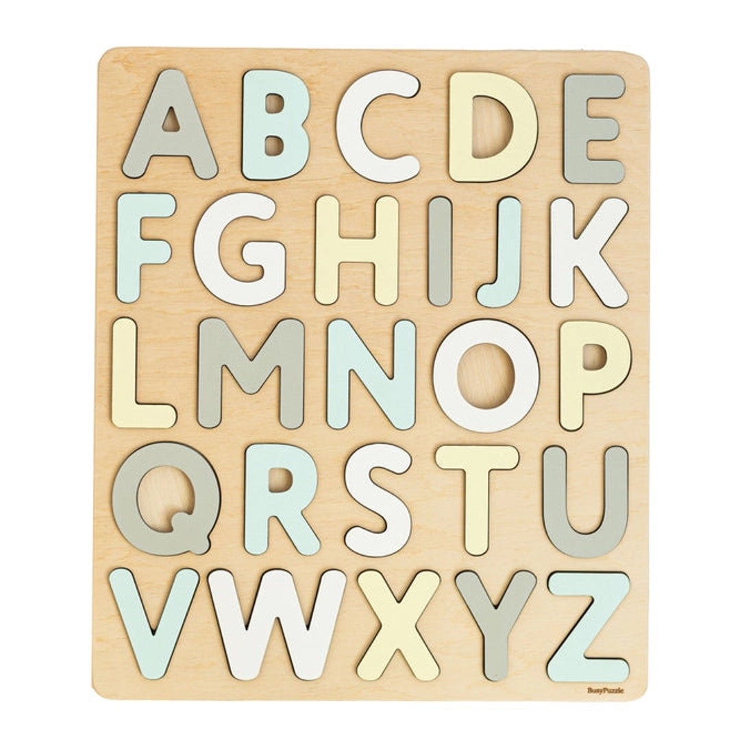 Montessori Alphabet Puzzle - Etsy
