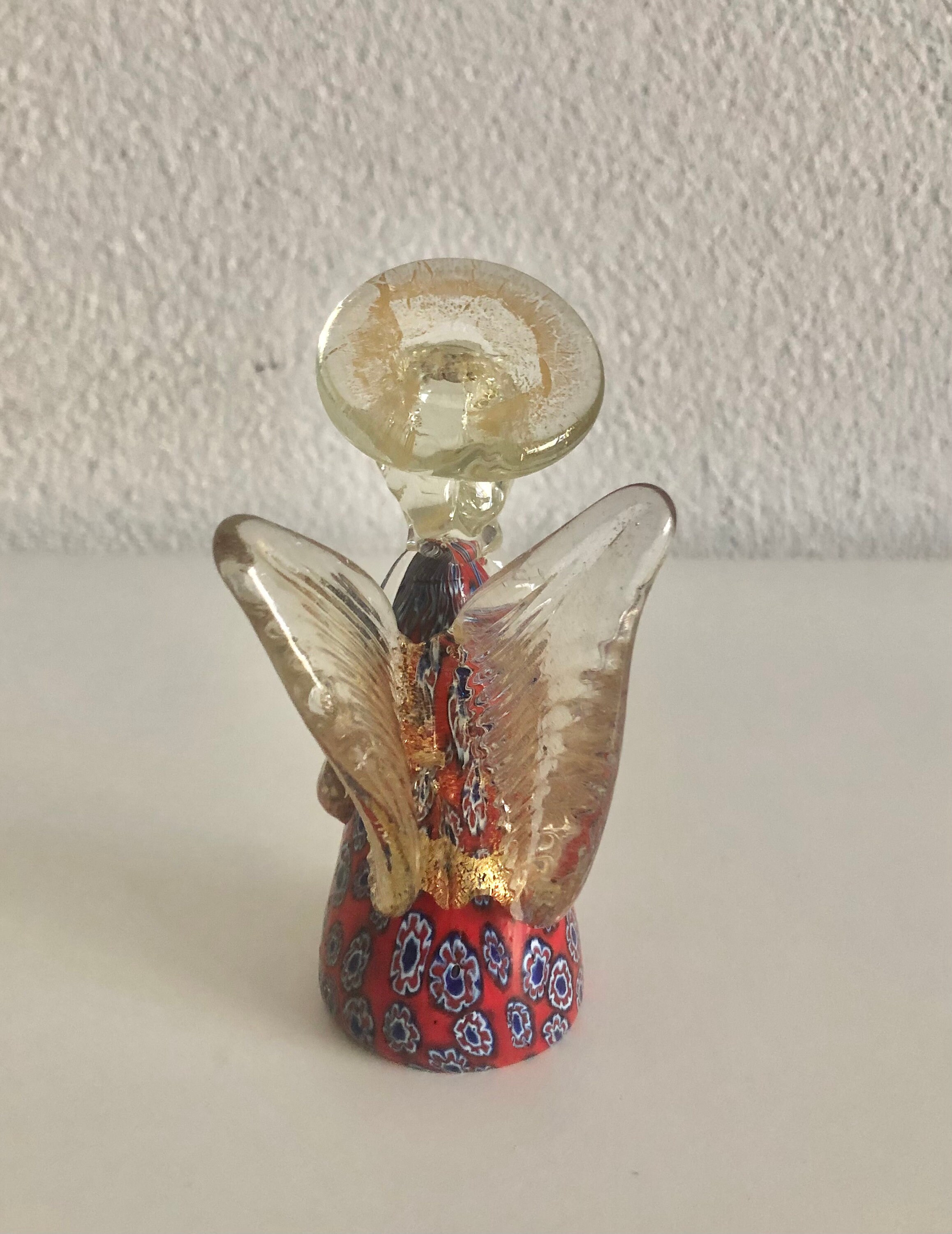 Vintage Murano Glass Millefiori Angel Made in Italy - Etsy