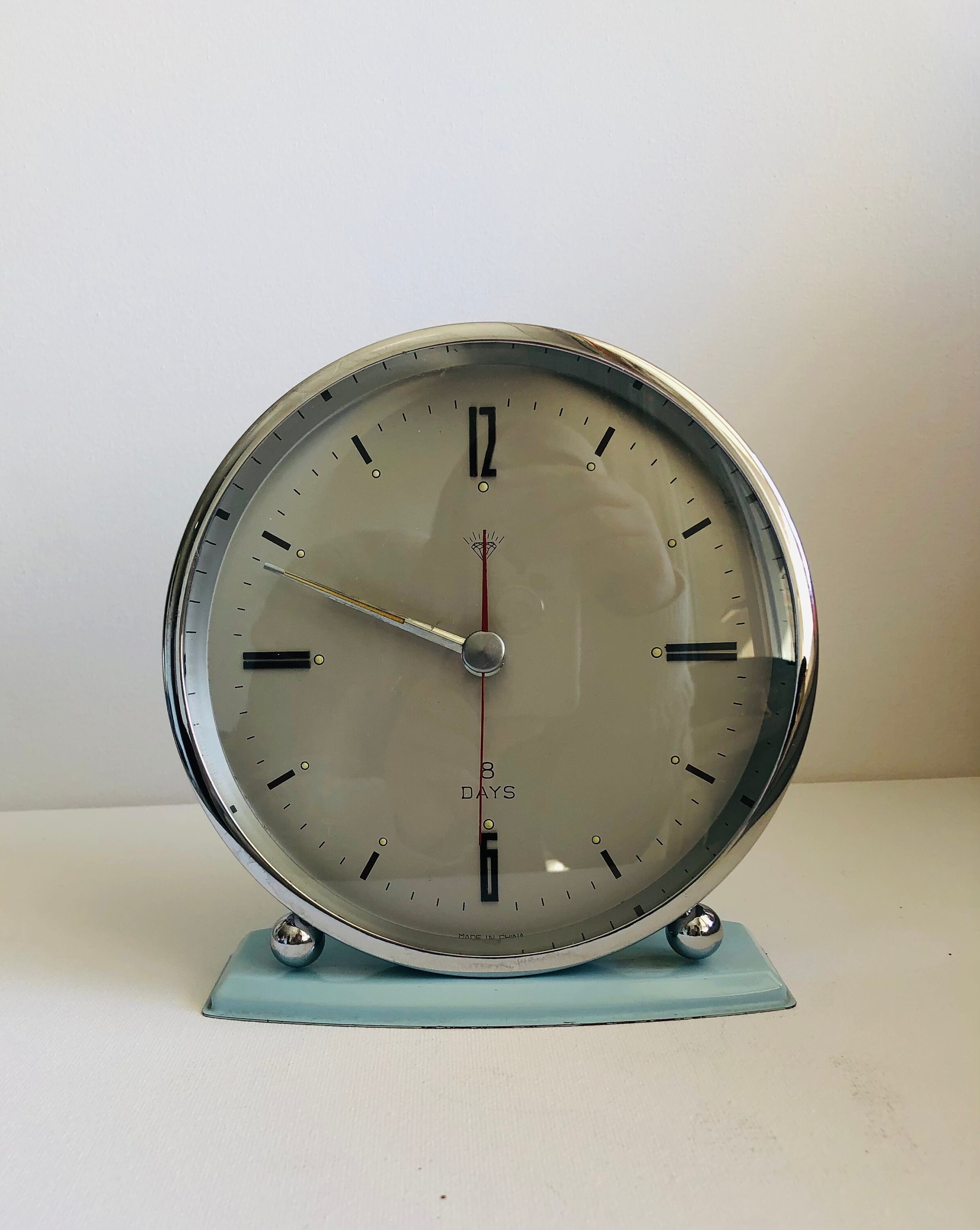 Vintage Five Rams Mantel Alarm Clock Space Age Mint Colored Rare Find ...