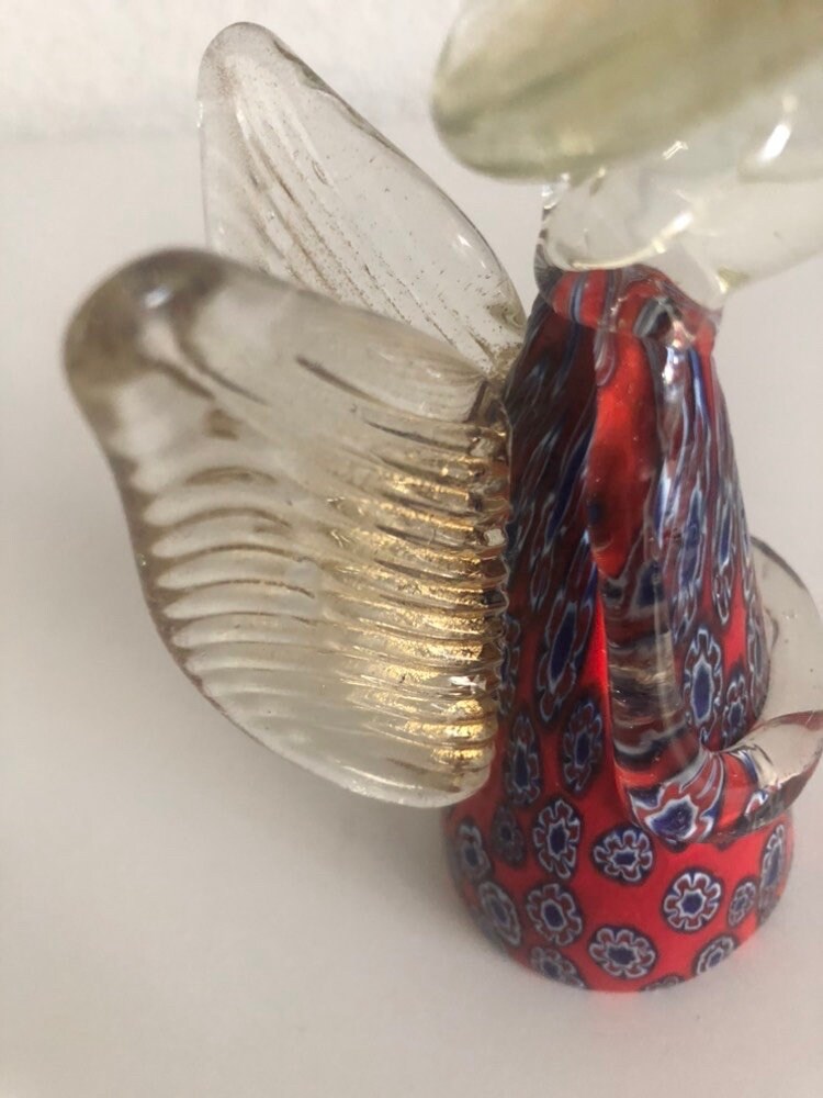 Vintage Murano Glass Millefiori Angel Made in Italy - Etsy