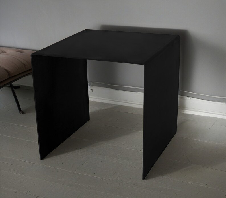 Black Coffee Table Black Metal Coffee Table Modern Coffee Table Metal ...