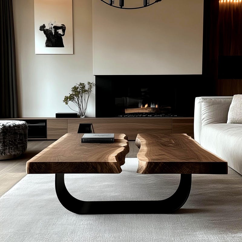 Walnut Coffee Table - Etsy