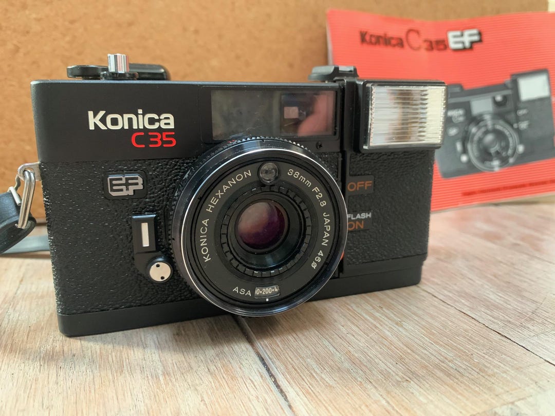 Konica C35 Camera With Hexanon F2.8 Lens - Photography Vintage Camera ...