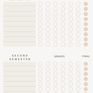 Minimalistic Printable Study Planner for Students - Easy to Use - Etsy