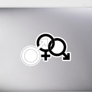 White Bull Cuckold Symbol Sticker Queen Of Hearts Stickers Bwc