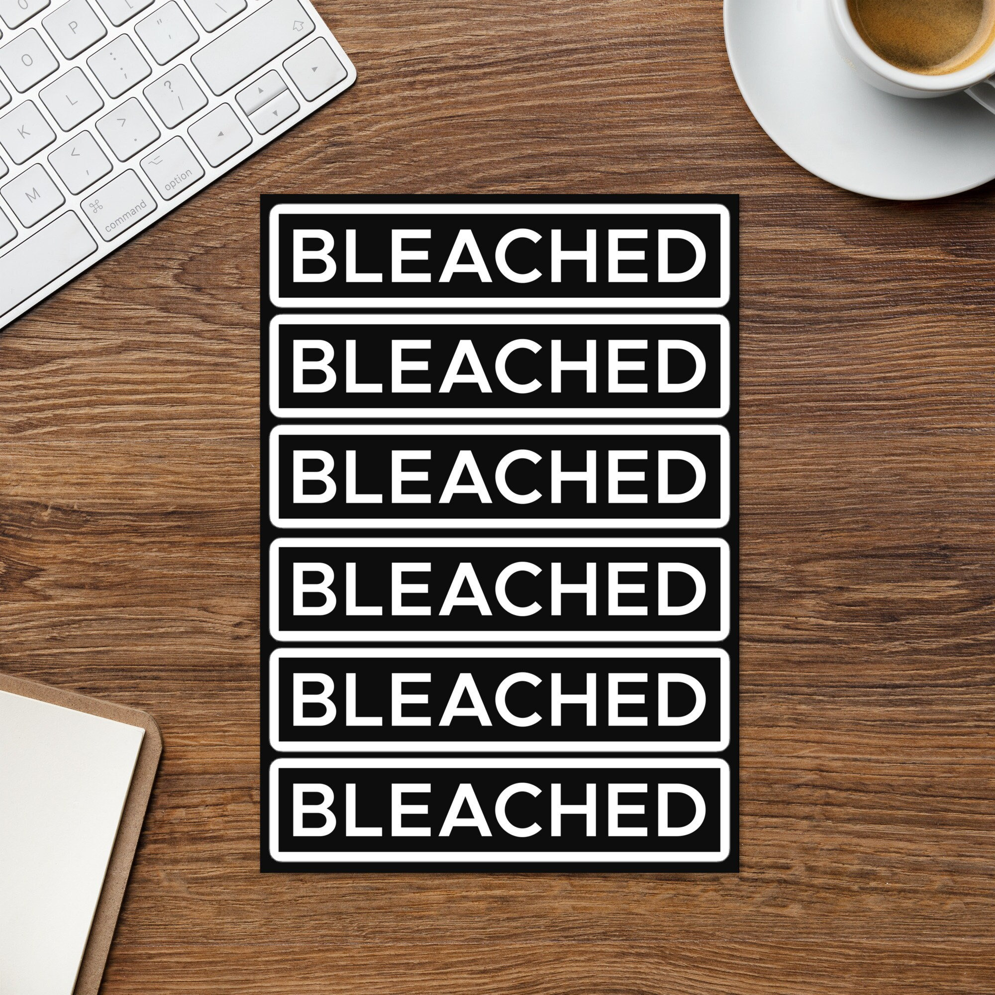 Bleached Sticker Sheet, QOH Stickers, Queen of Hearts Gift, BWC, Raceplay, Interracial, White ...