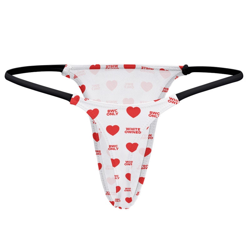Queen of Hearts Thong, BWC Only Thong, Raceplay Gift, Bleached, Bleachbunny, QOH, BWC ...