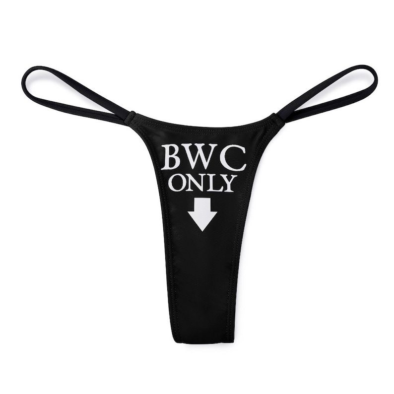 BWC Only Arrow Thong, Queen of Hearts Panties, QOH Gift, Bleached, BWC ...