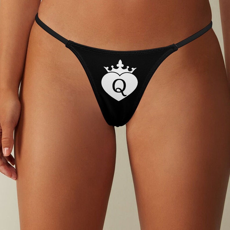 Queen of Hearts Crown Thong, QOH Thong, Raceplay Gift, Bleached, Bleachbunny, BWC, Interracial ...
