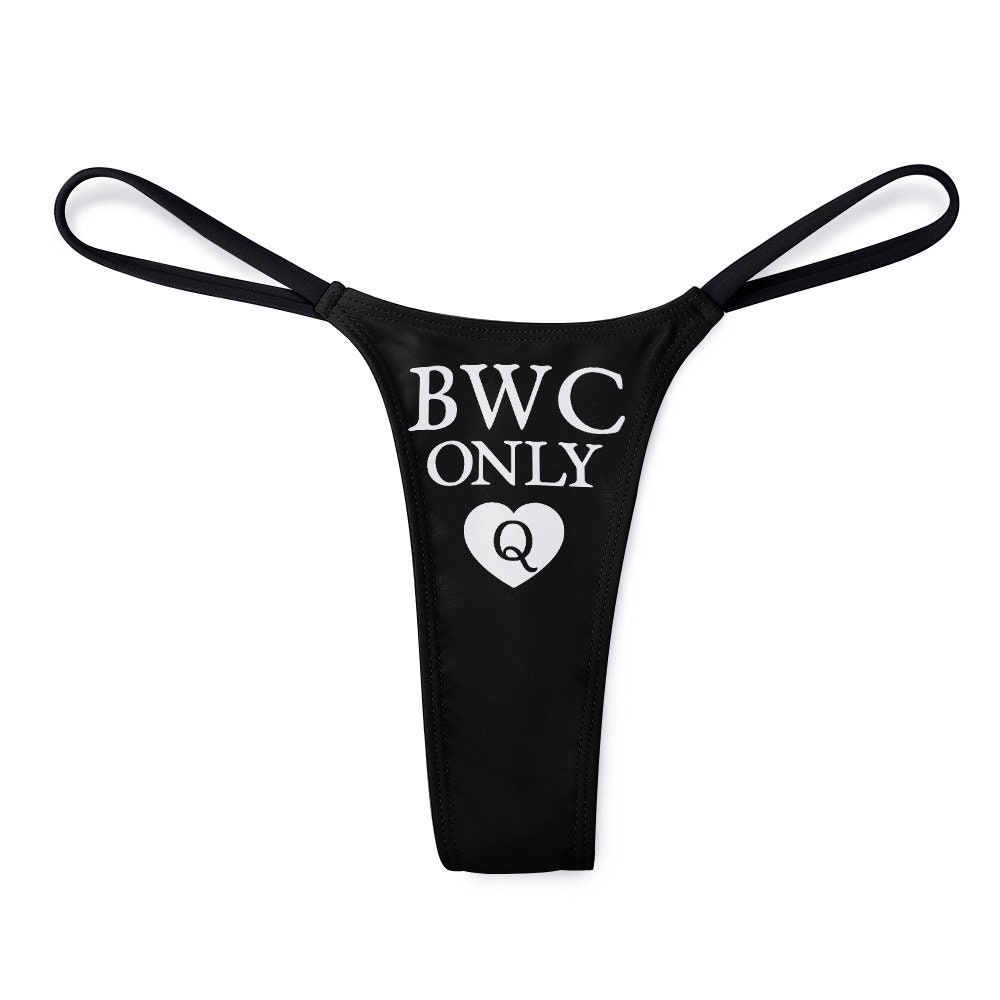 BWC Only Thong, Queen of Hearts Panties, QOH Gift, Bleached, BWC ...