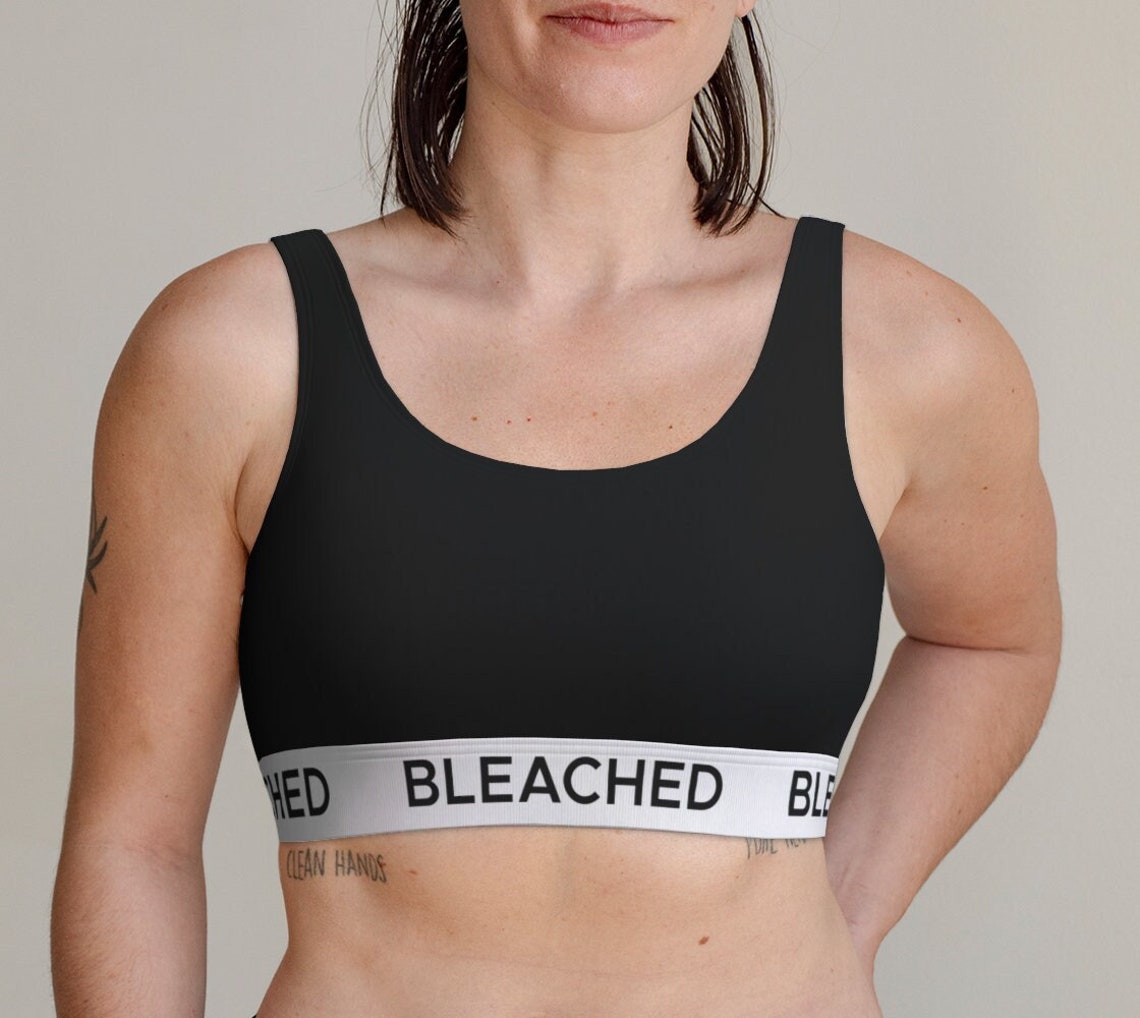Bleached Bralette, Queen of Hearts Bralette, Raceplay Gift, Bleached ...